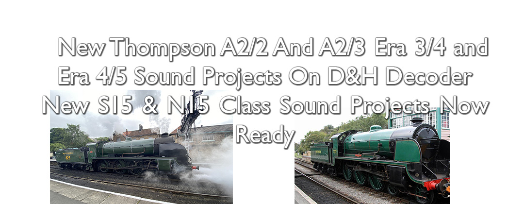 DCC Sound Decoders ! – Superior DCC Loco sounds on Sound Decoder Chips